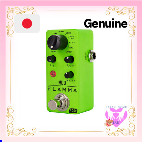 FLAMMA FC05 Mini Modulation Pedal Chorus Flanger Tremolo Phaser Vibrato ...