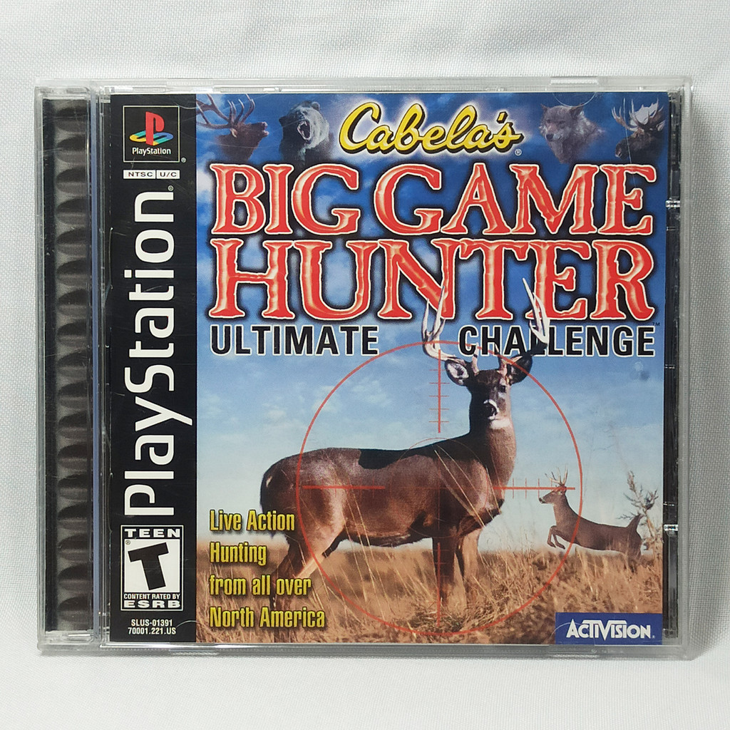 Cabela's Big Game Hunter Ultimate Challenge PS1 PlayStation 1 Video ...
