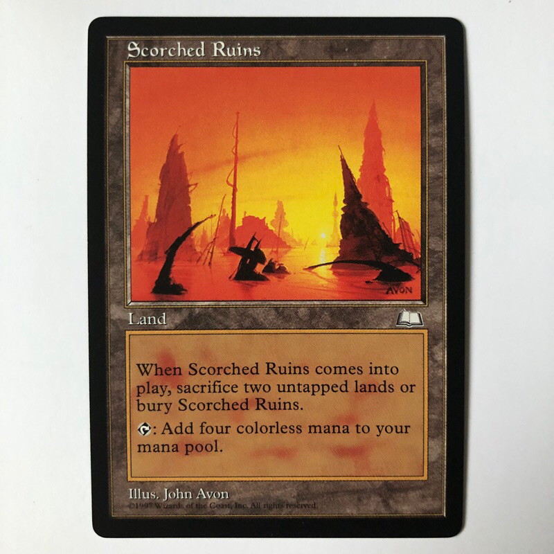 Playtest Card - Scorched Ruins (WTH) | Shopee Philippines