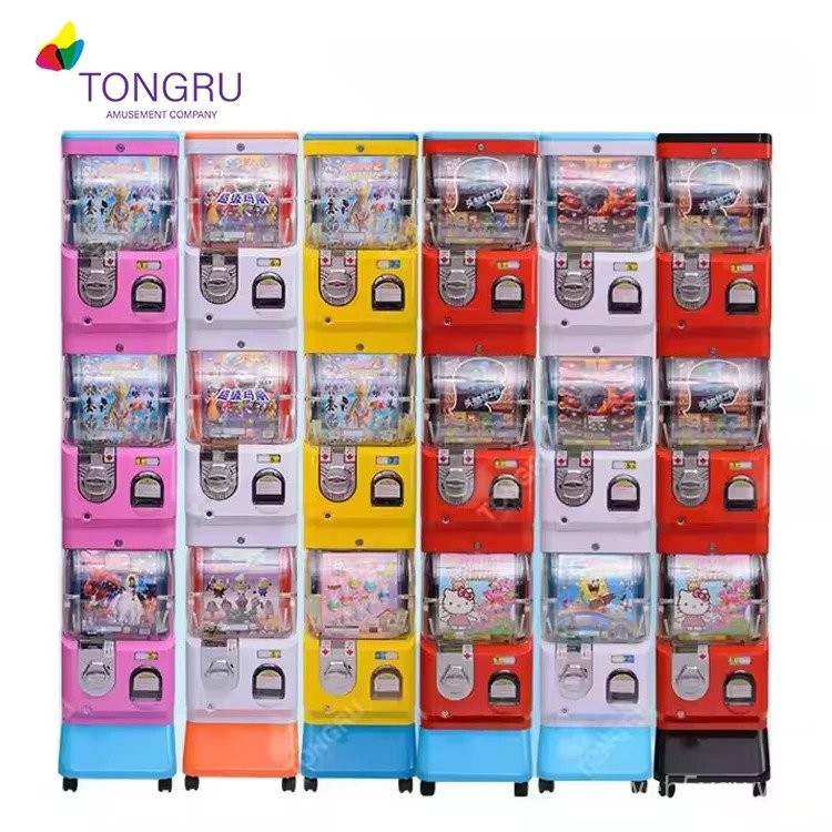 Three Layers Pink Gashapon Machine Kids Japanese Gacha Store Whole Shop ...