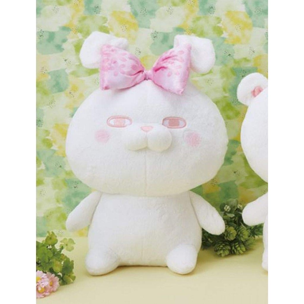 Yoshi Stamp YOSISTAMP Sakura Ribbon BIG Plush Toy Approx. 30cm Rabbit ...