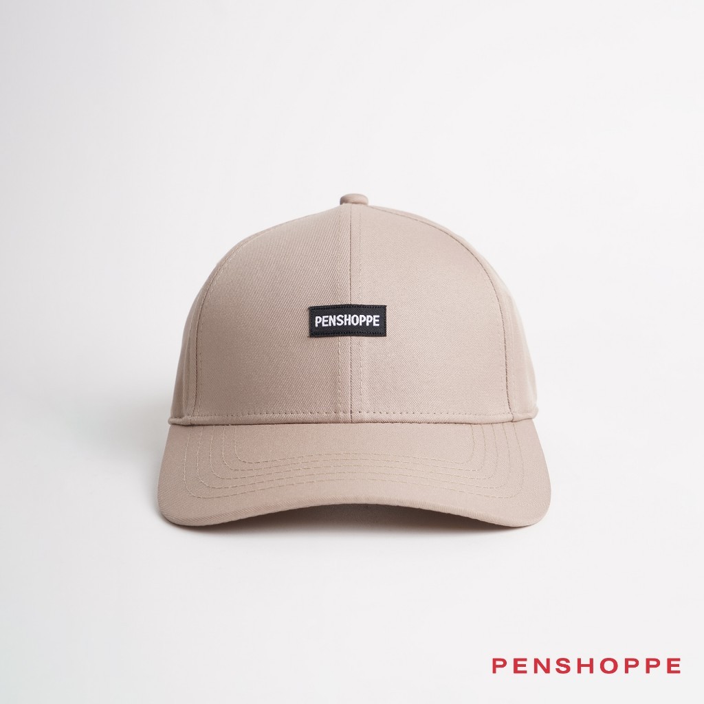 Penshoppe Varsity Cap With Woven Label For Men (Tan) | Shopee Philippines