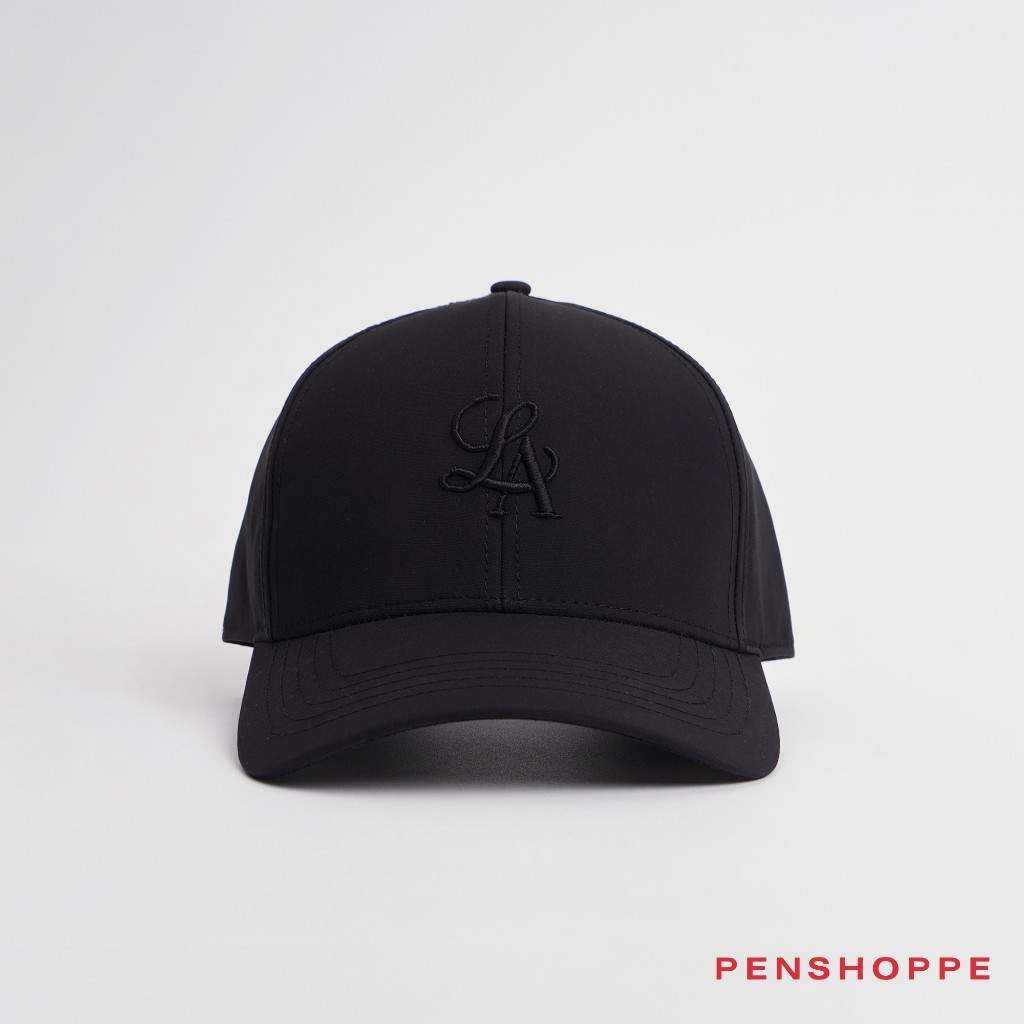 Penshoppe Varsity Cap With Embossed Embroidery For Men (Black/Off White ...