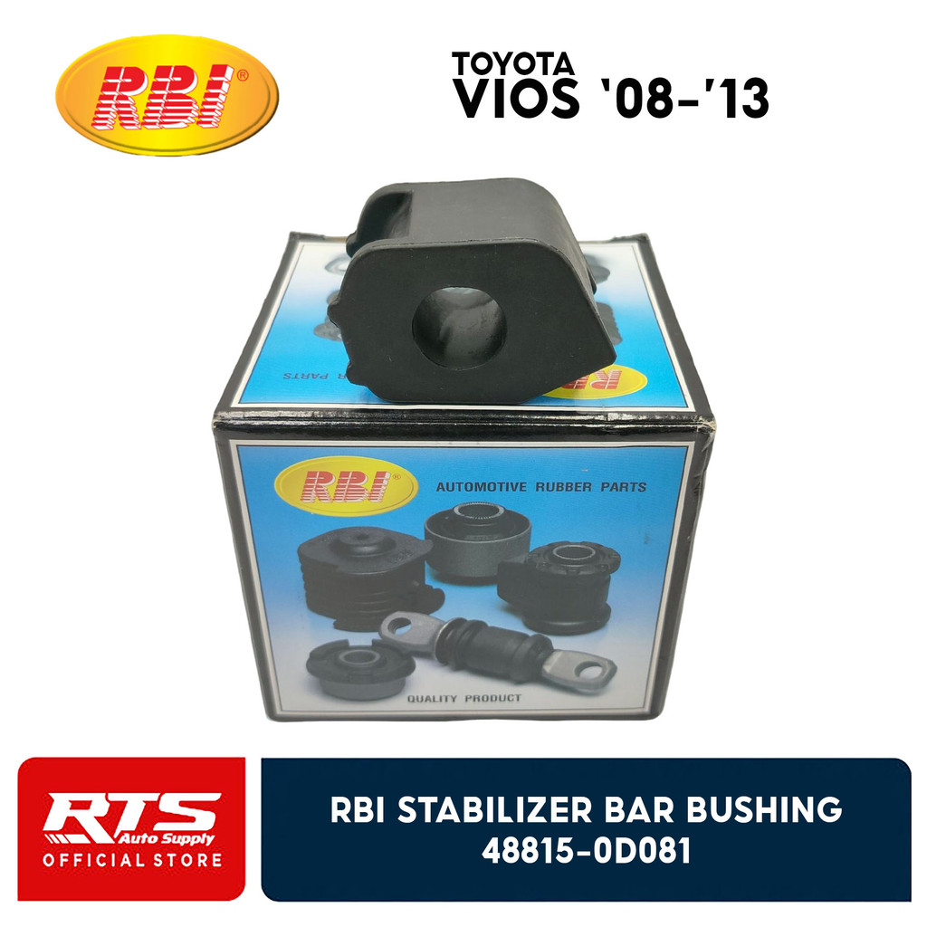 RBI STABILIZER BAR BUSHING for Toyota Vios '08 –'13 48815-0D081 ( 1 PC ...