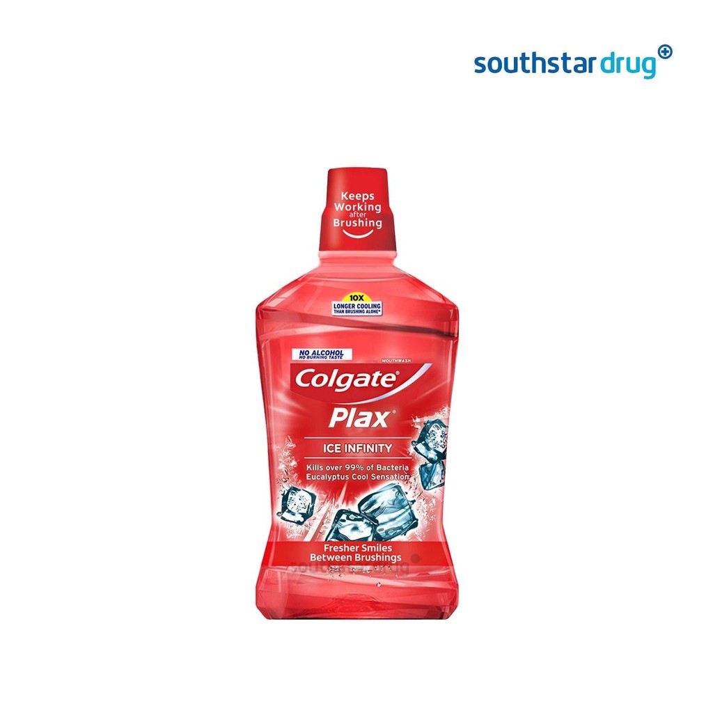 Colgate Plax Ice Infinity Red Mouthwash 1 Liter | Shopee Philippines