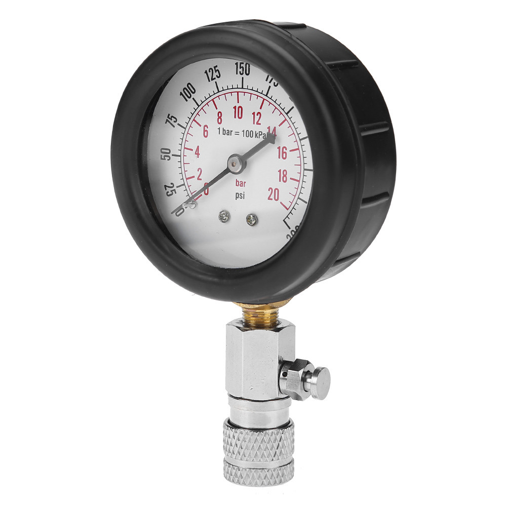 ⚖Gas Cylinder Compression Tester Tool Kit Pressure Gauge with Adapter ...