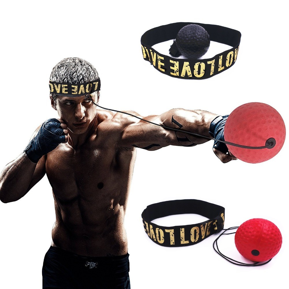 웃Boxing Reflex Speed Punch Ball MMA Sanda Boxer Raising Reaction Force ...