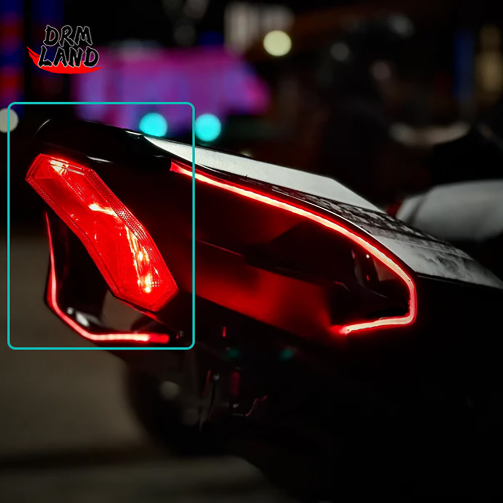 ⋌For Yamaha YZF-R1 R1M R1S YZFR6 YZFR7 Tail light E-Mark LED Integrated ...