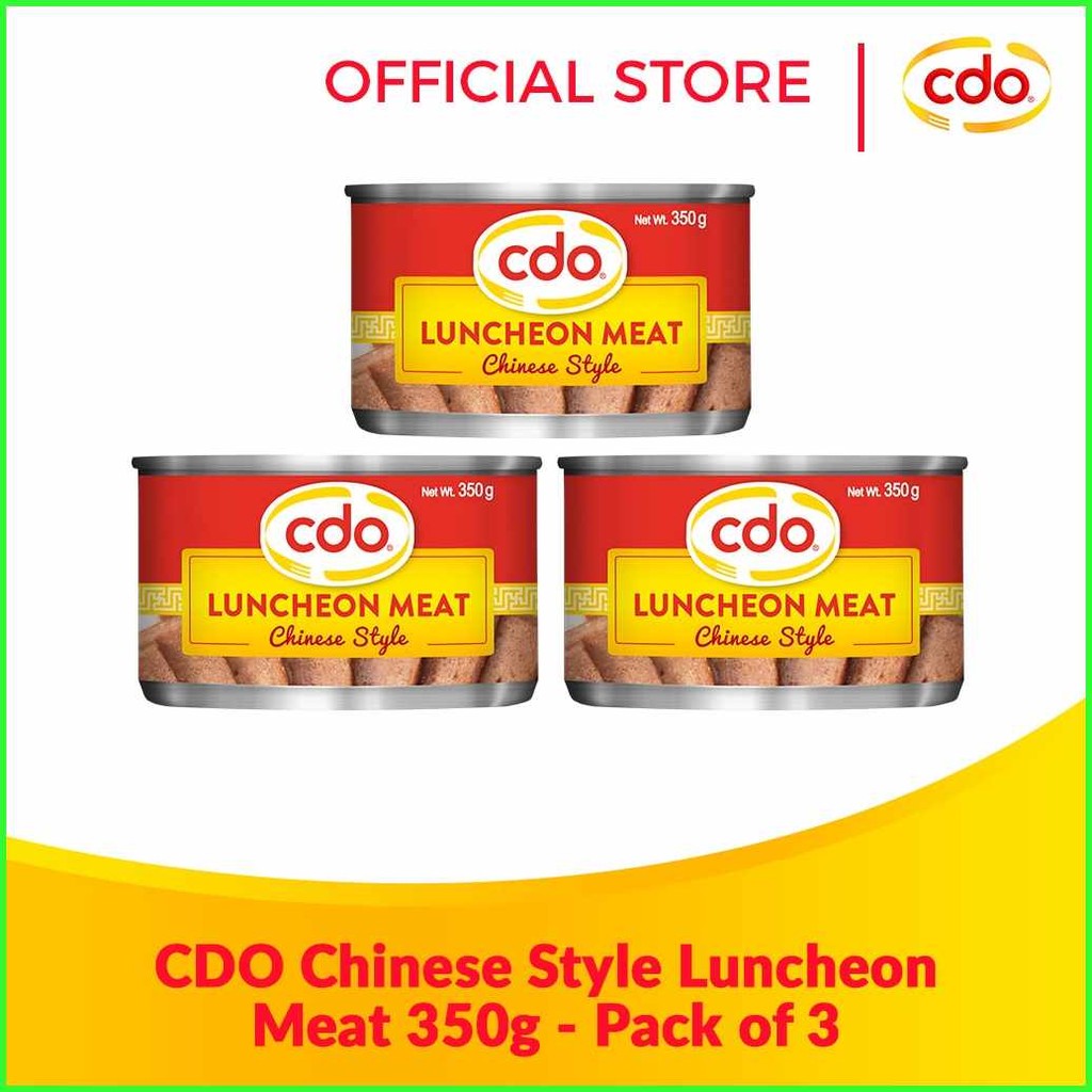 CDO}C^Chinese`Yy)Style$s^Luncheon/O^Meat/N^350g/e^-/i^Pack/K^of 3 ...