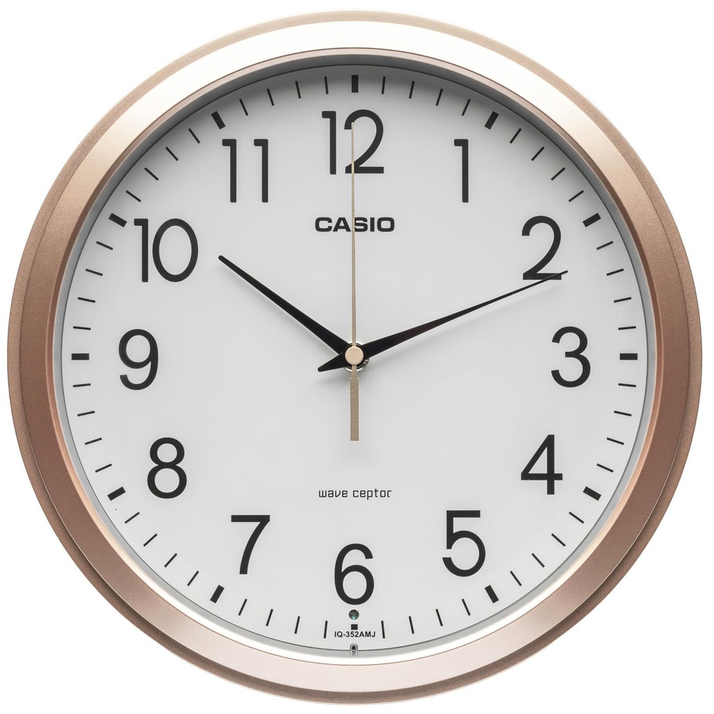 CASIO wall clock radio wave white diameter 26.8cm 【Direct from Japan ...