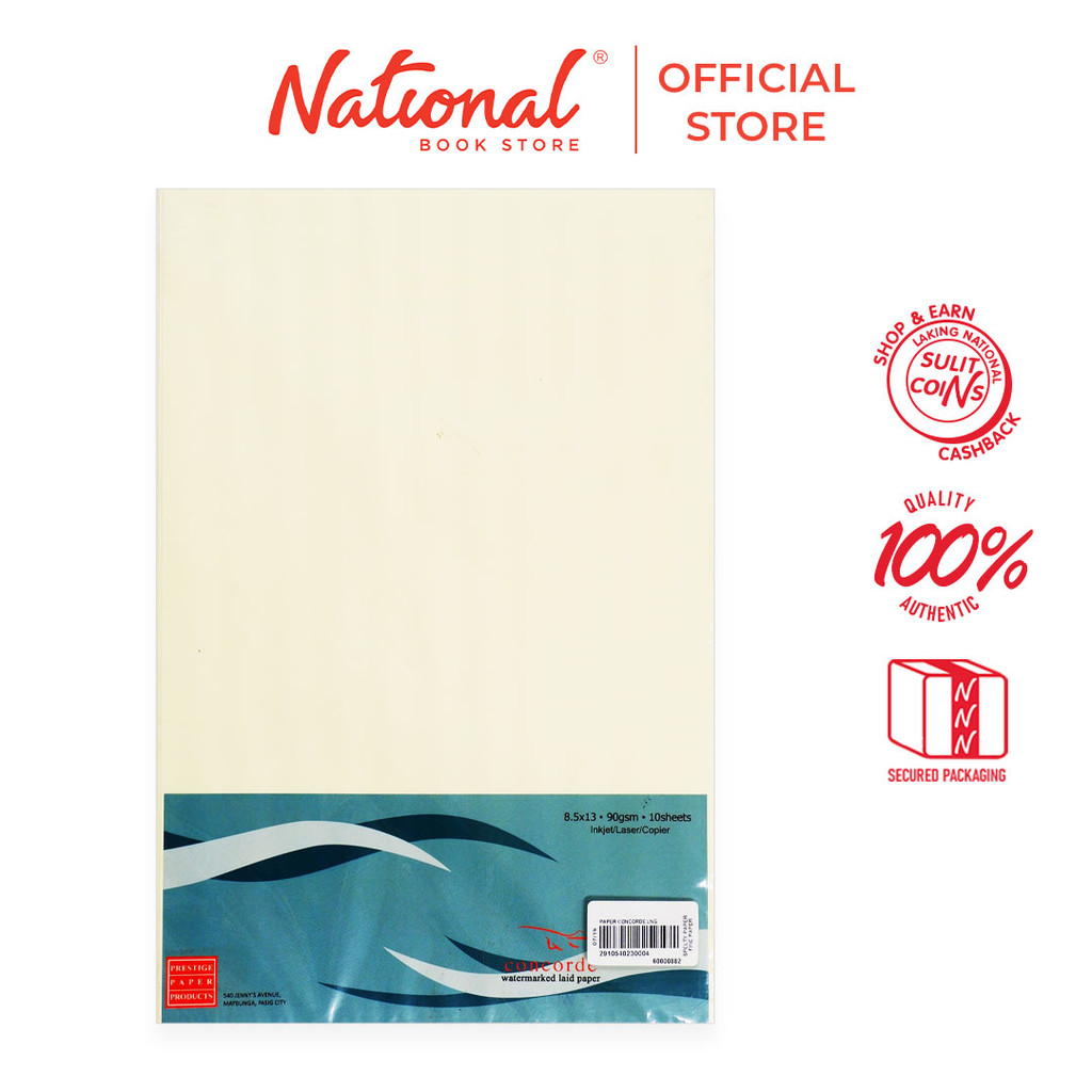 Laid Concorde Fine Paper 10S Long 90gsm 7 Colors (color may vary ...