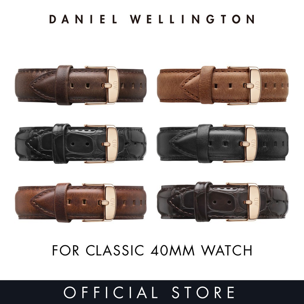 For Classic 40mm - Daniel Wellington Classic Strap 20mm Leather ...