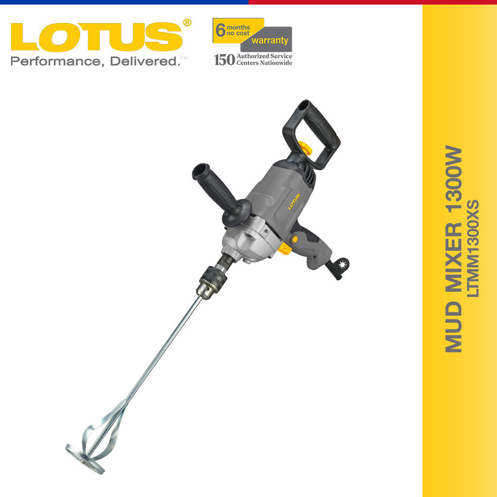 Lotus Mud Mixer 1300W LTMM1300XS - Power Tools | Shopee Philippines