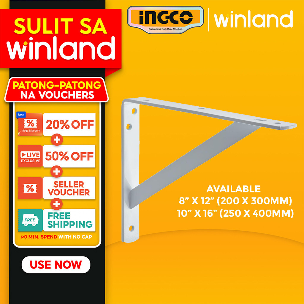 Ingco by Winland Heavy Duty Shelf Brackets IHDSB0812 / IHDSB1016 SOLD ...