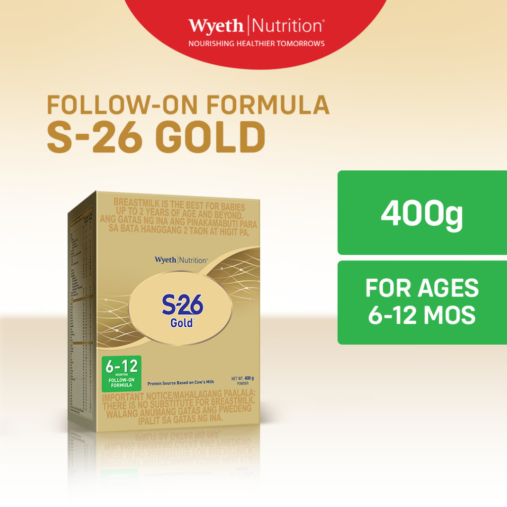 S-26 Gold Two Follow-on Formula for 6 to 12 Months 400g | Shopee Philippines