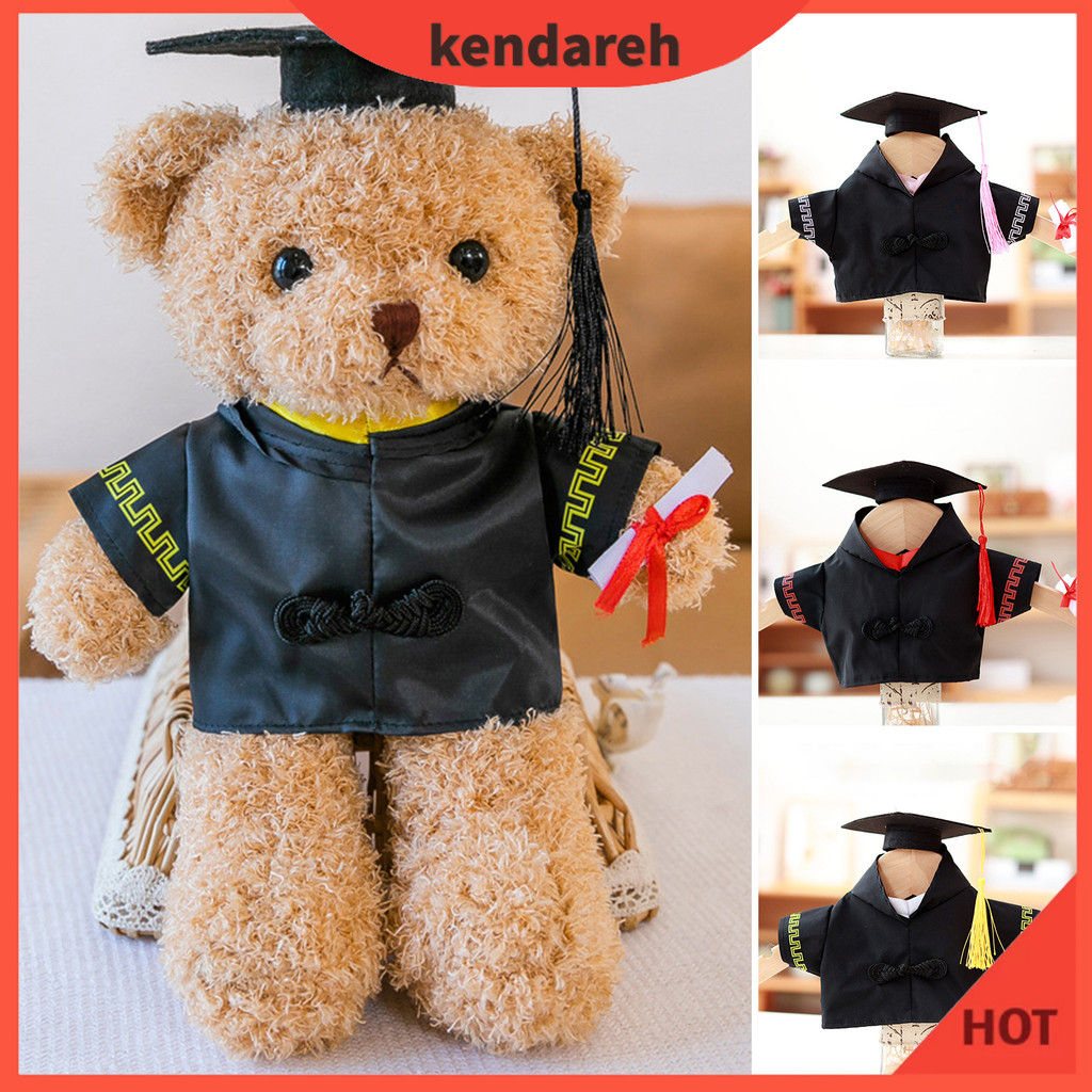 Doll Graduation Gown Graduation Bear Clothes Graduation Doll Set with ...