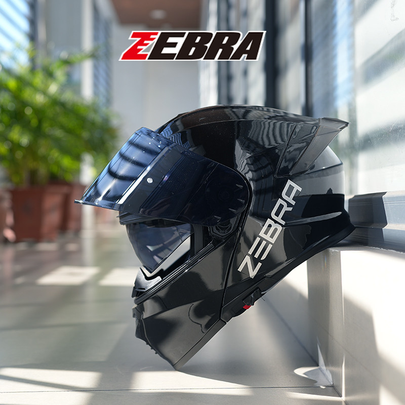 Zebra full face modular helmet motorcycle dual visor with icc A113 ...