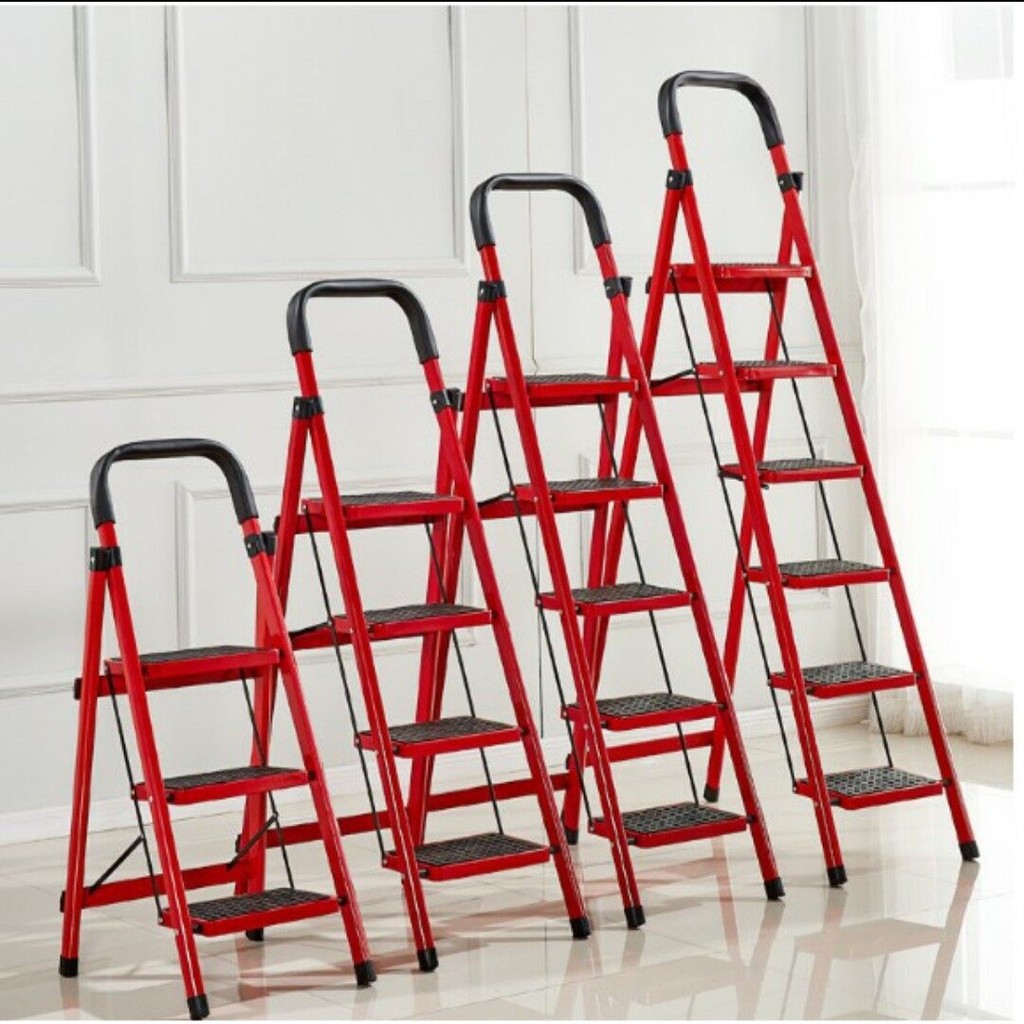 3/4/5/6 Step Ladder Foldable Aluminum Hagdanan heavy duty Step ladder ...