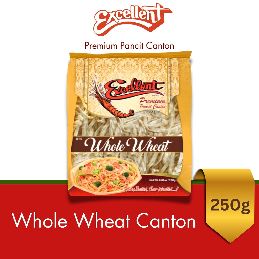 Excellent Premium Pancit Canton with Whole Wheat 250g | Shopee Philippines