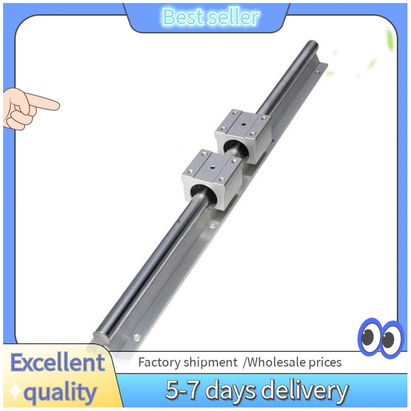 Linear Rails and Bearings,1Pcs Linear Guide Rail 500mm +2Pcs Linear Bearing 12mm Slide Blocks ...