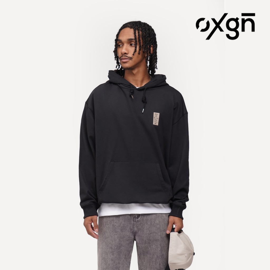 OXGN After All, We Are One Crew Graphic Hoodie For Men (Black) | Shopee ...