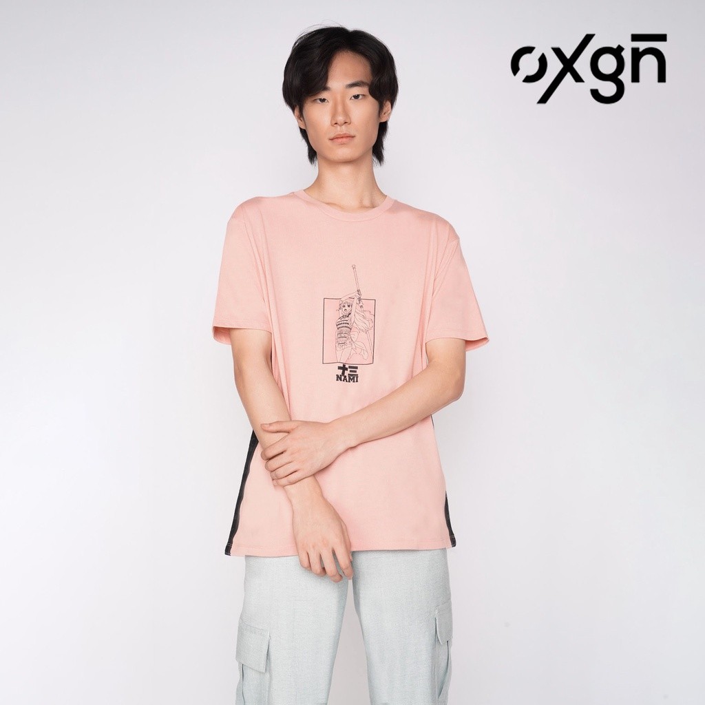 OXGN One Piece Homecoming Easy Fit Nami T-Shirt With Taping For Men ...