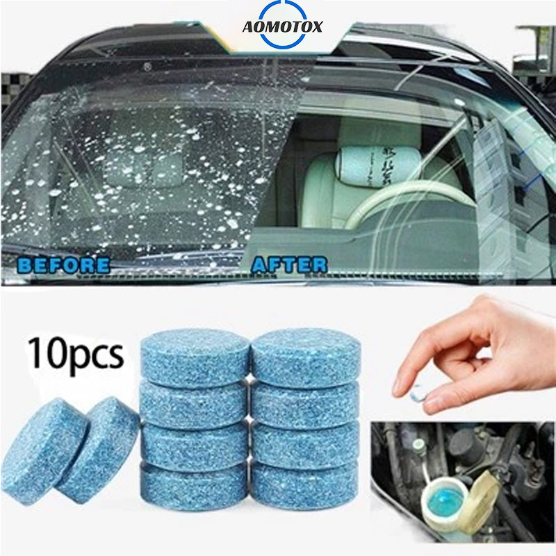 10/30/50pcs Car Windshield Cleaner Glass Cleaner Car Solid Wiper Window ...