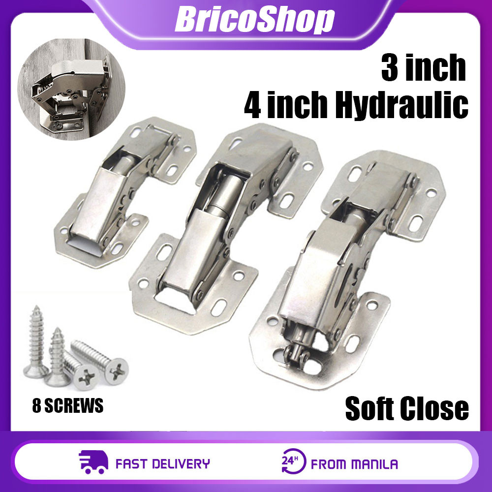 90° Concealed Hinges with Screw Cupboard Door Bridge Self-Closing Door ...