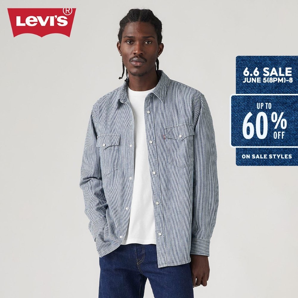 Levi's® Men's Relaxed Fit Western Shirt A1919-0030 | Shopee Philippines