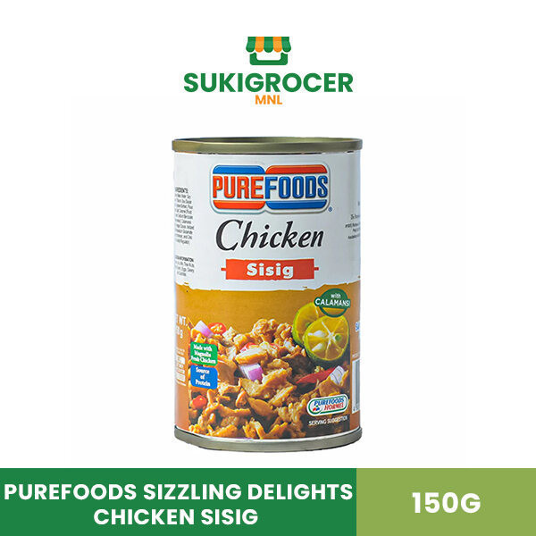 Purefoods Sizzling Delights Chicken Sisig 150G | Shopee Philippines