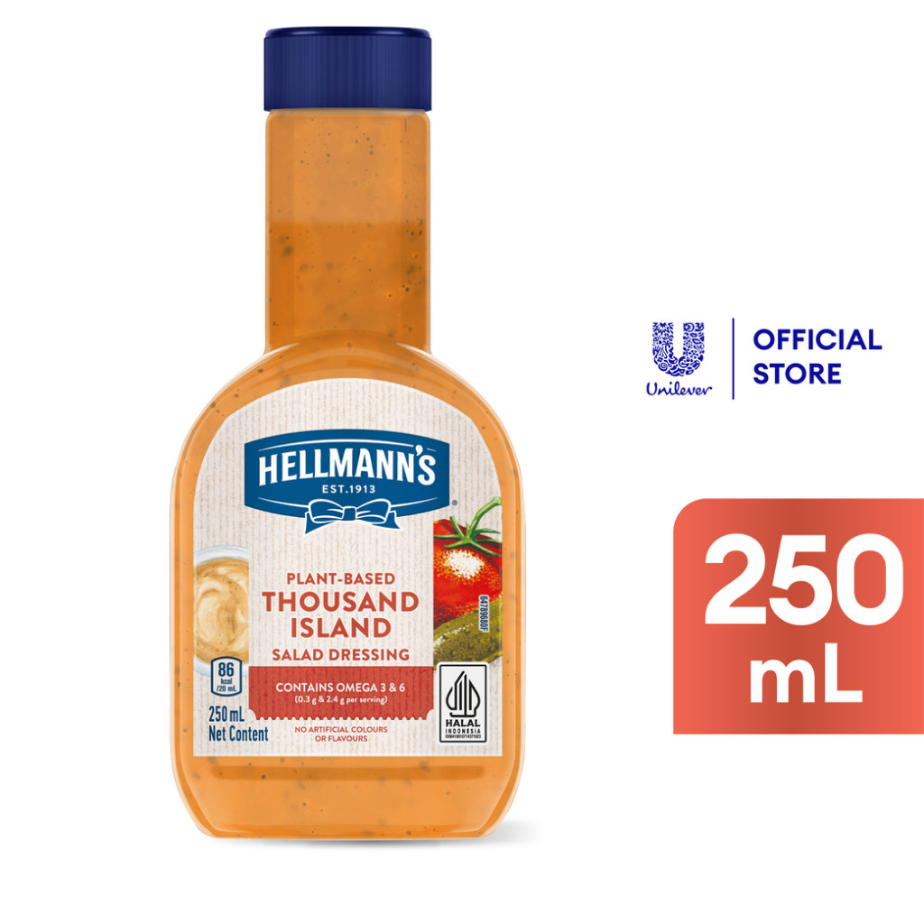 Hellmann's Thousand Island Salad Dressing 250ml | Shopee Philippines