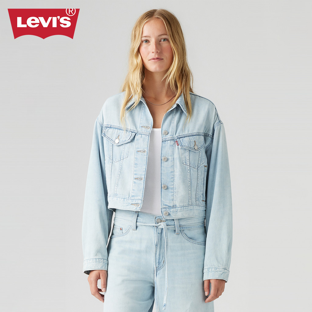 Levi's® Women's Shrunken '90s Trucker Jacket A9155-0010 | Shopee ...