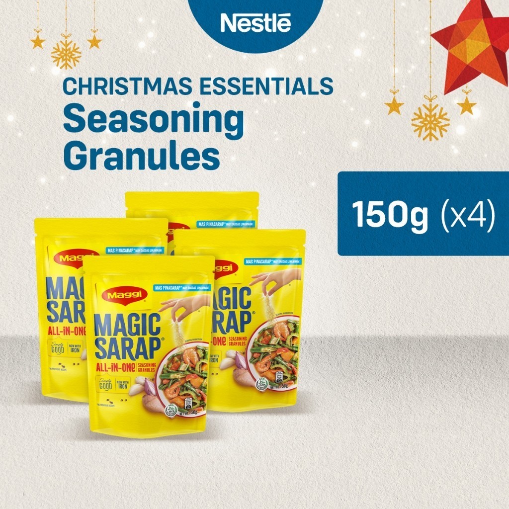 Maggi Magic Sarap All-In-One Seasoning Granules 150g - Pack of 4 ...