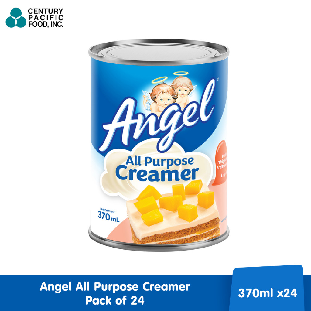 Angel All Purpose Creamer 370ml (Case of 24pcs) - Perfect for Cakes ...