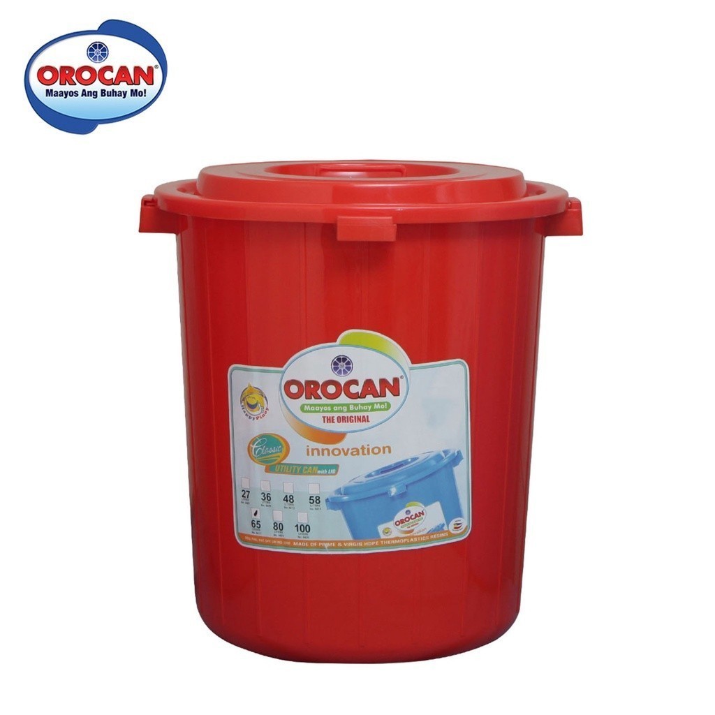 Orocan 8417 PA Utility Can With Cover 65L | Shopee Philippines