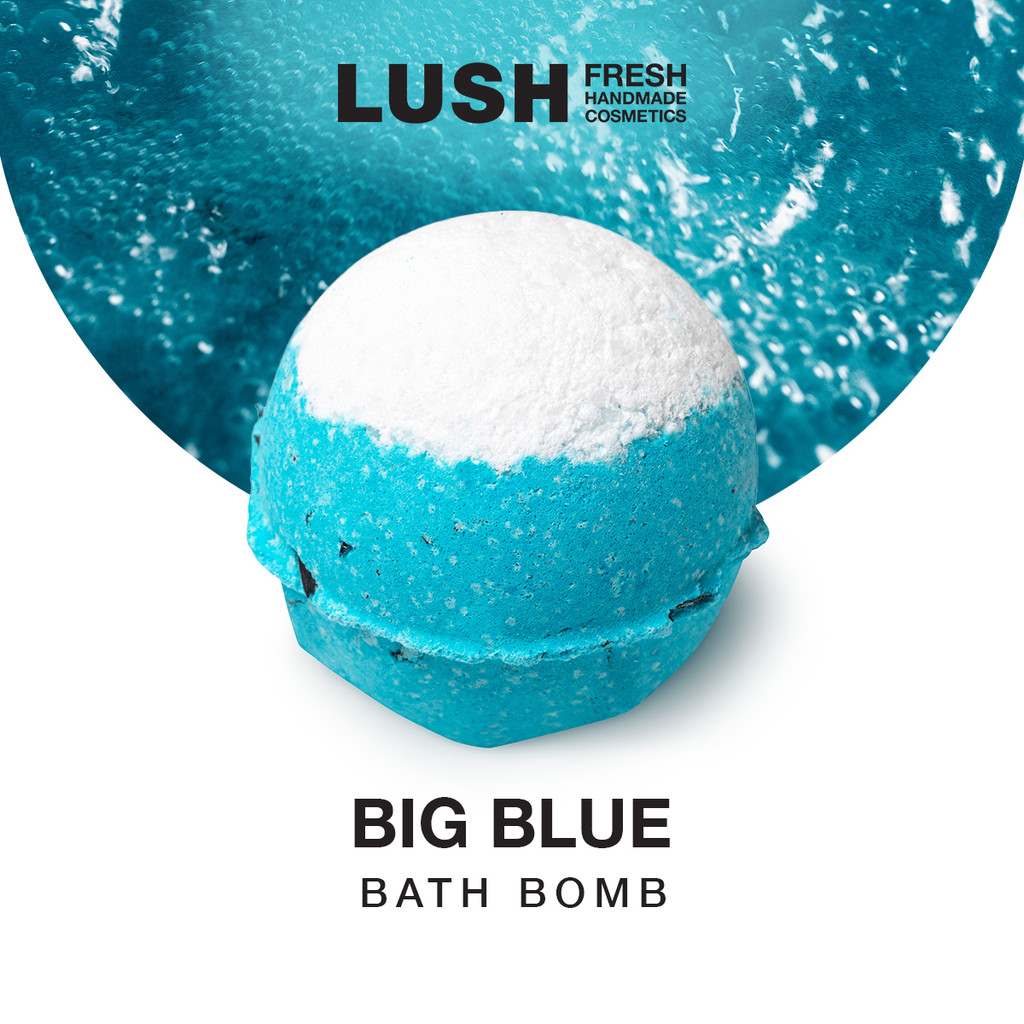 LUSH Big Blue Bath Bomb (Softening) (Relaxing) | Shopee Philippines
