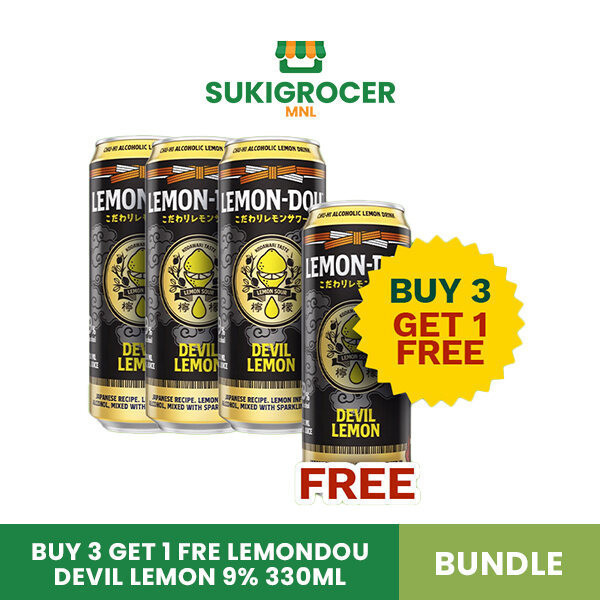 Buy 3 Get 1 Free Lemondou Devil Lemon 9% 330ml | Shopee Philippines