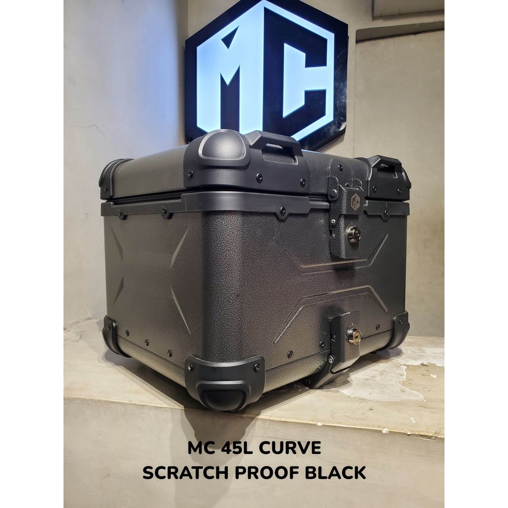 MC 45L ALLOY TOP BOX (LIFETIME WARRANTY, FREE MC CAP) | Shopee Philippines