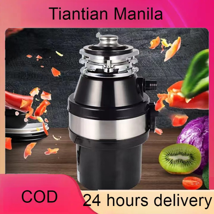 560W Food scraps Food waste disposer Garbage disposer Sewer garbage ...