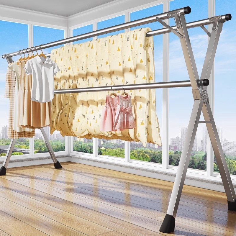 Foldable Clothes Drying Rack Stand Stainless Sampayan 240CM/160CM ...