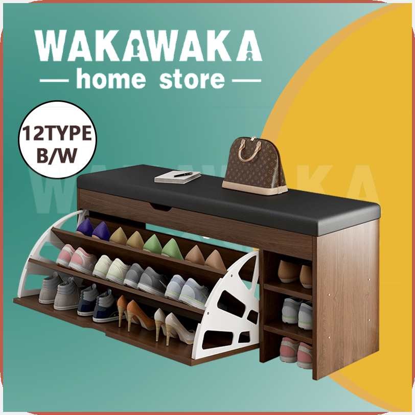 3"IP}Layer@Ue`Shoe`u;Rack`v&W`Stool&Shoe`Ih&Rk`Flip Shoe Rack Cushion ...