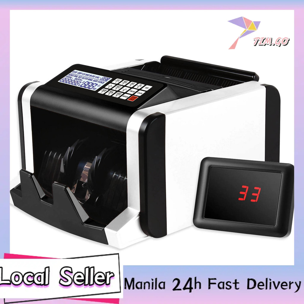 Money Counter Machine Cash Banknote Currency Bill Counting with UV LED ...