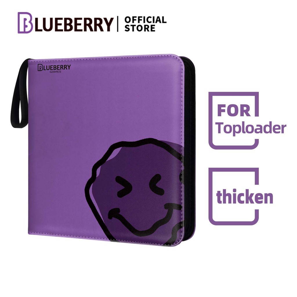Blueberry Toploader Binder Album Purple Photocard Binder 240Pocket for ...