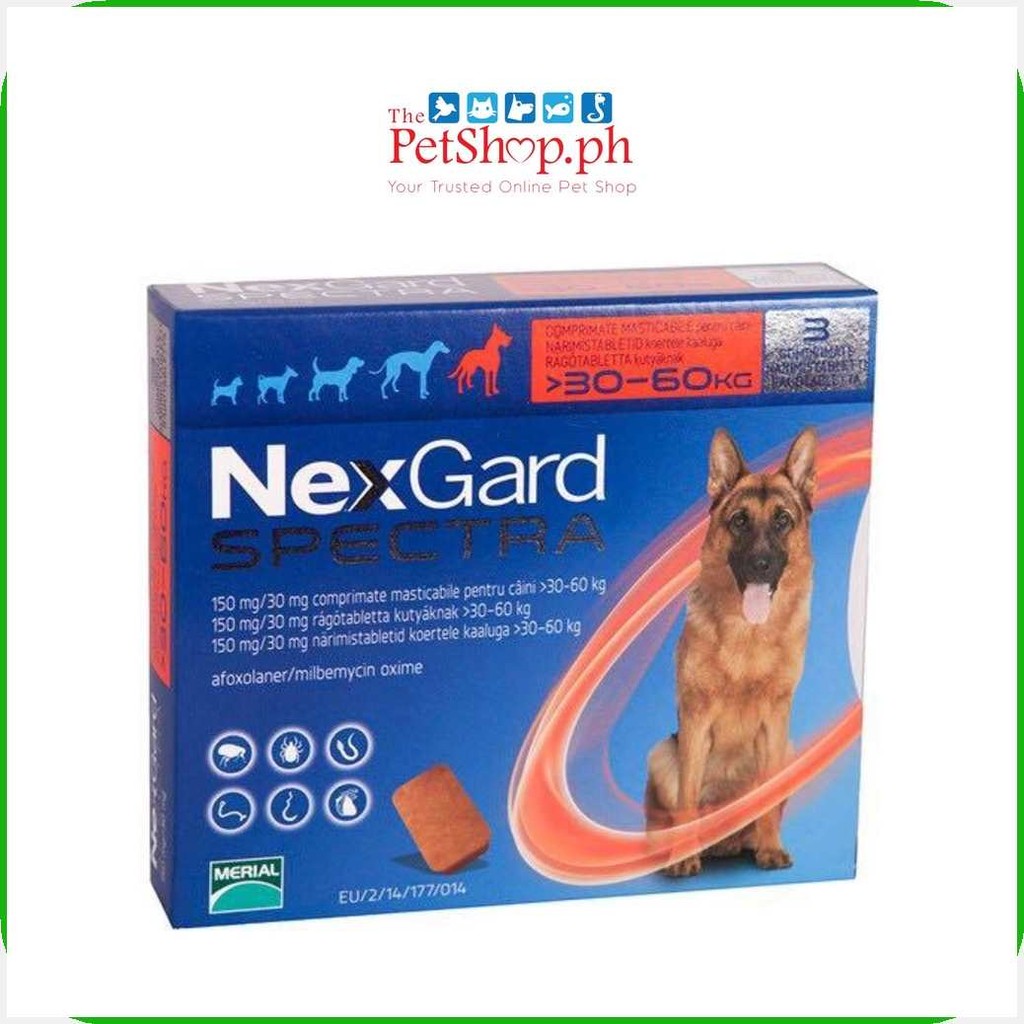 NexGard(qX#Spectra%Q&1>GT.TABLET.V#Chewable.w]30-60kg#o.(]c#1.i]Tablet ...
