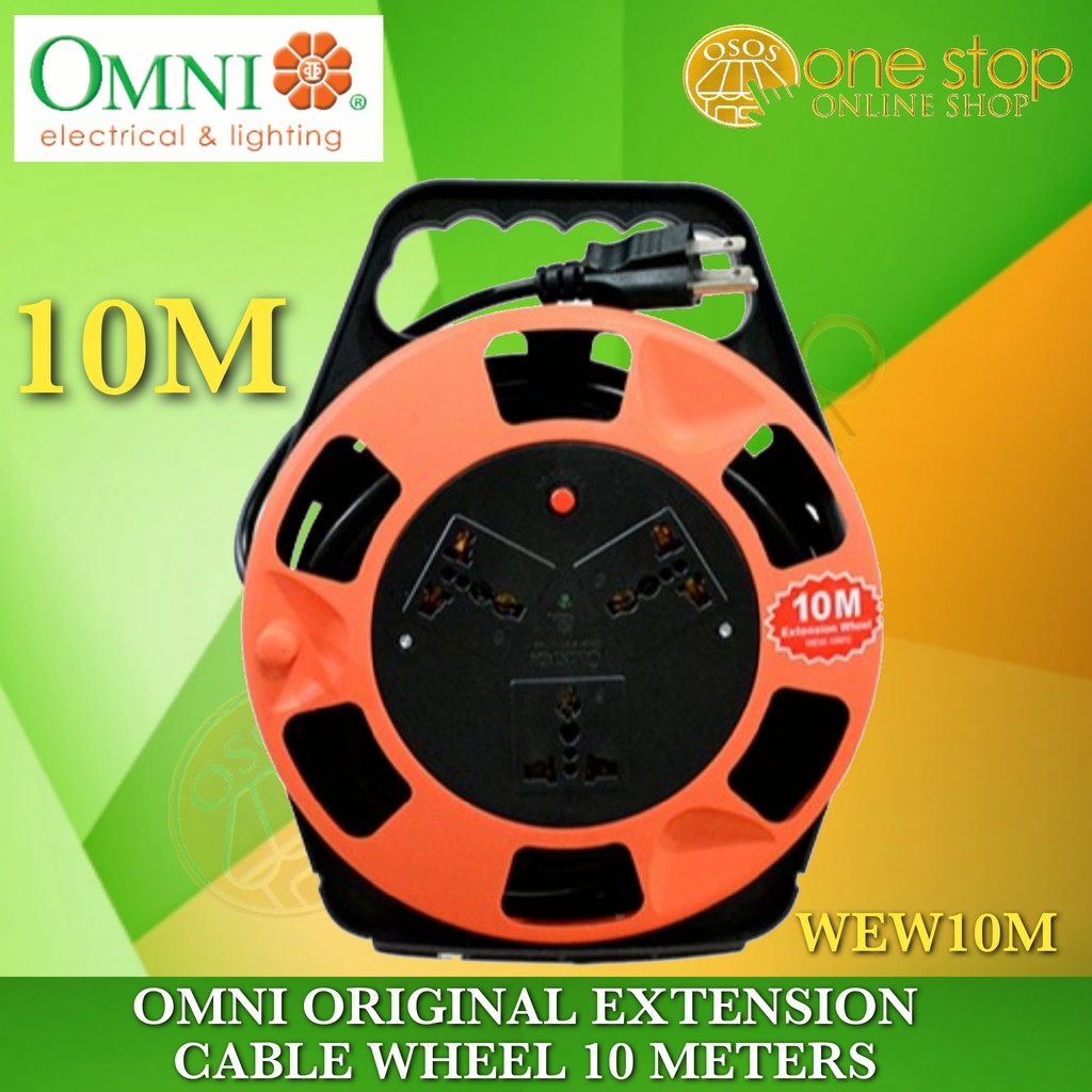 Omni Heavy Duty Extension Wheel Cable Wire 10 Meters - WEW-10M/U WEW10M ...
