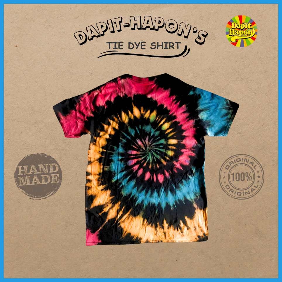 Reverse$v?Tie+yX-Dye_W?Shirt?P*Tri-Colors?w~(Unisex) | Shopee Philippines