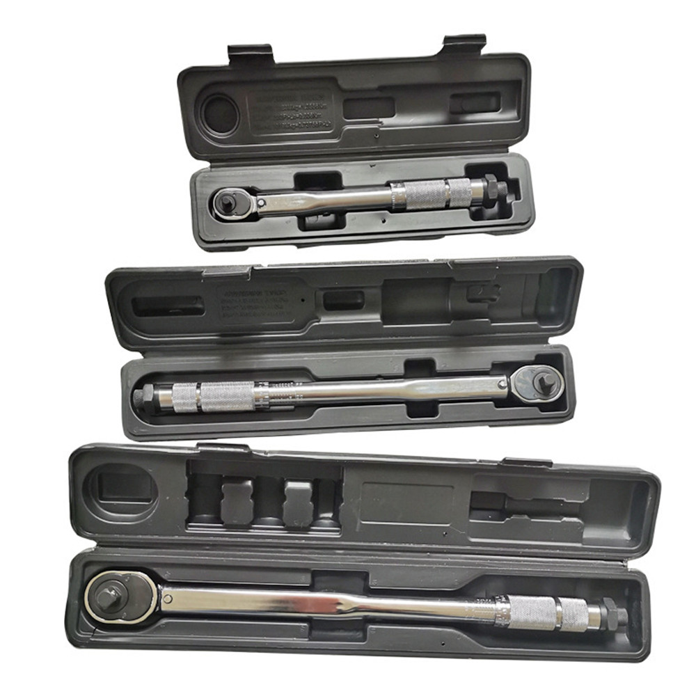 1/4" 3/8" 1/2" Preset Torque Wrench Square Drive Spanner 5-210Nm ...