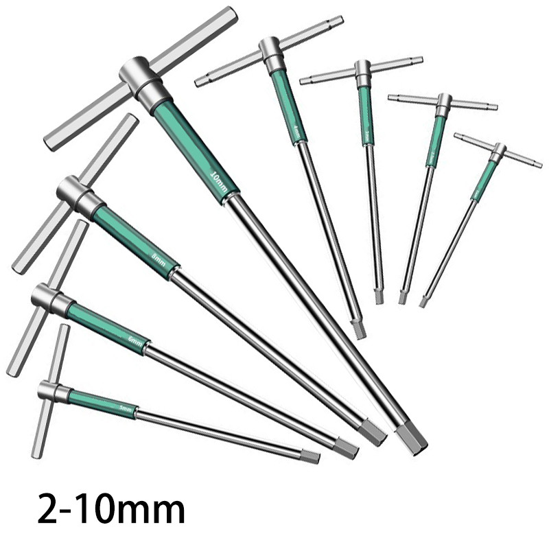 T Type Hex Torque Wrench Bike Automotive Mechanical Workshop Tools Hand ...