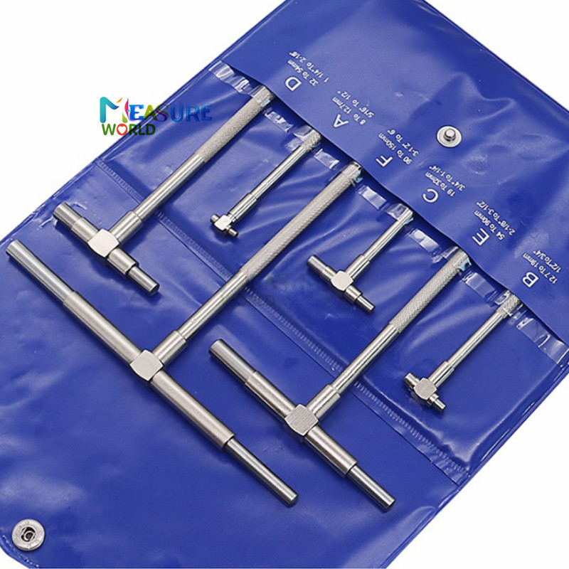 Hole Precision T-Bore Scale Caliper Internal Gauge Adjustable Tool ...