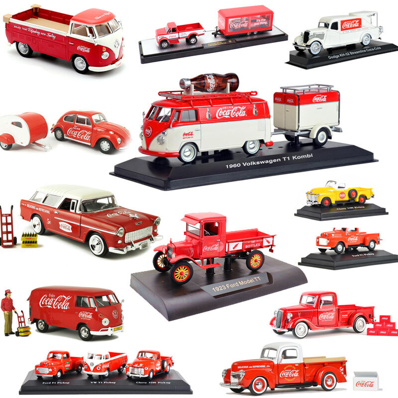 Coca-Cola vintage car model collection daquan Volkswagen Ford model ...